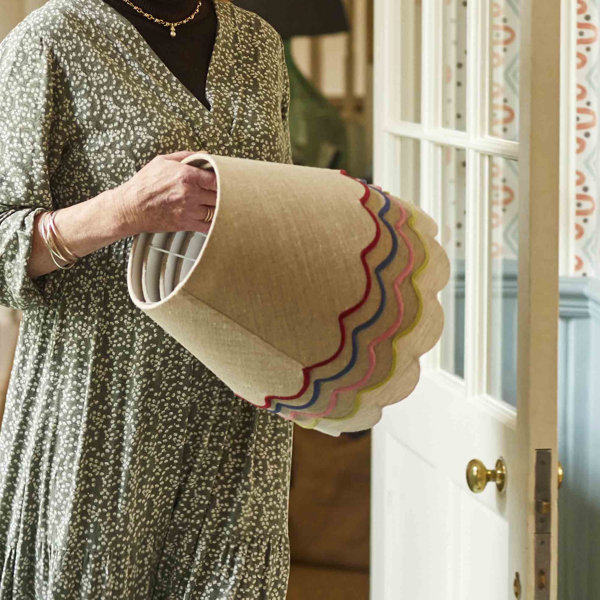 Linen Scallop Collection | Linen Scallop Lampshades – Samarkand Design