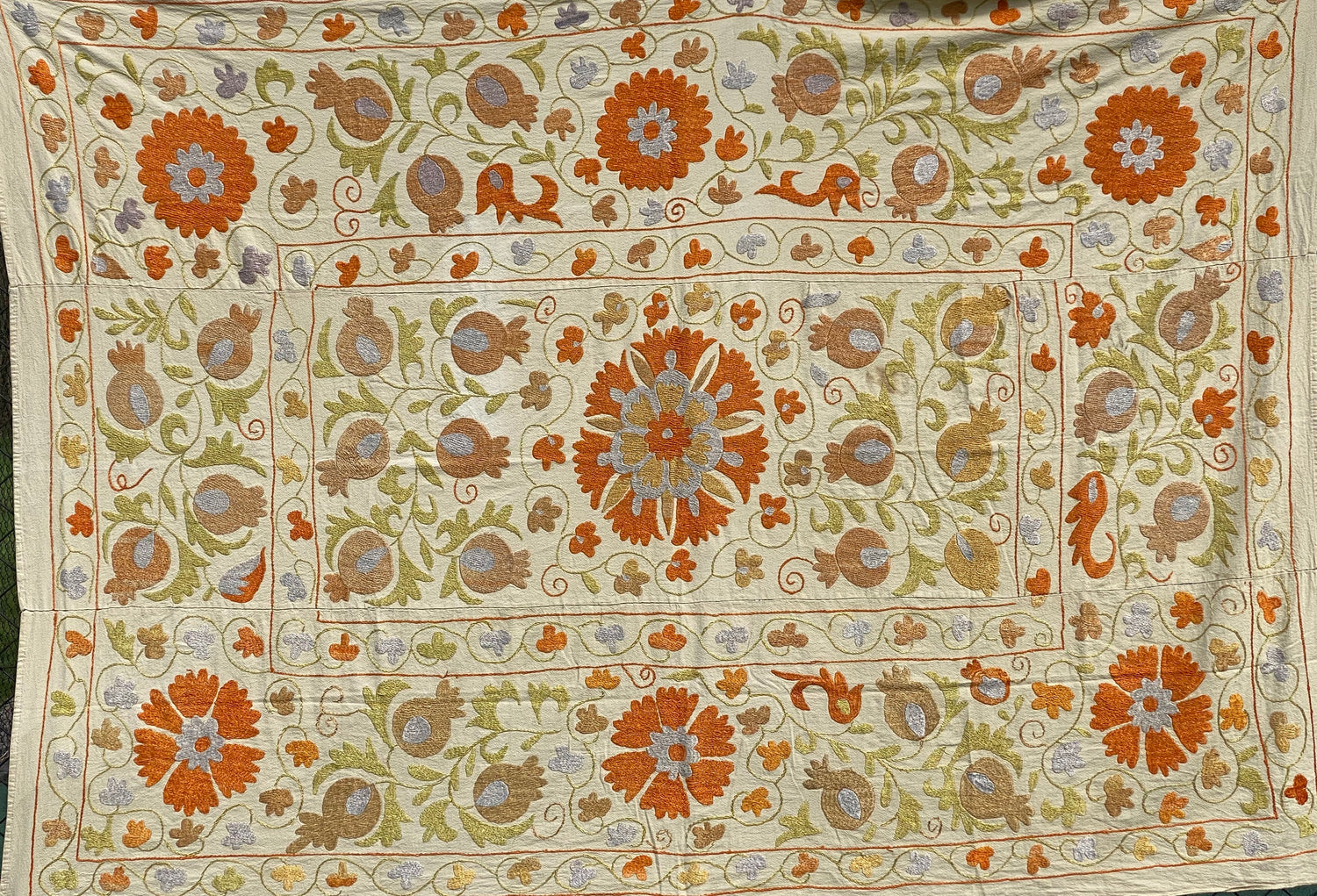 Vintage Suzani Textiles | Suzani Fabric Cushions, Throws, Wall Hangings ...