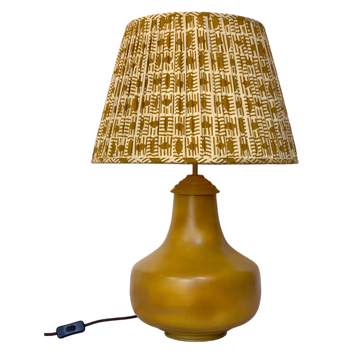 Priyanka Large Yellow Table Lamp – Samarkand Design