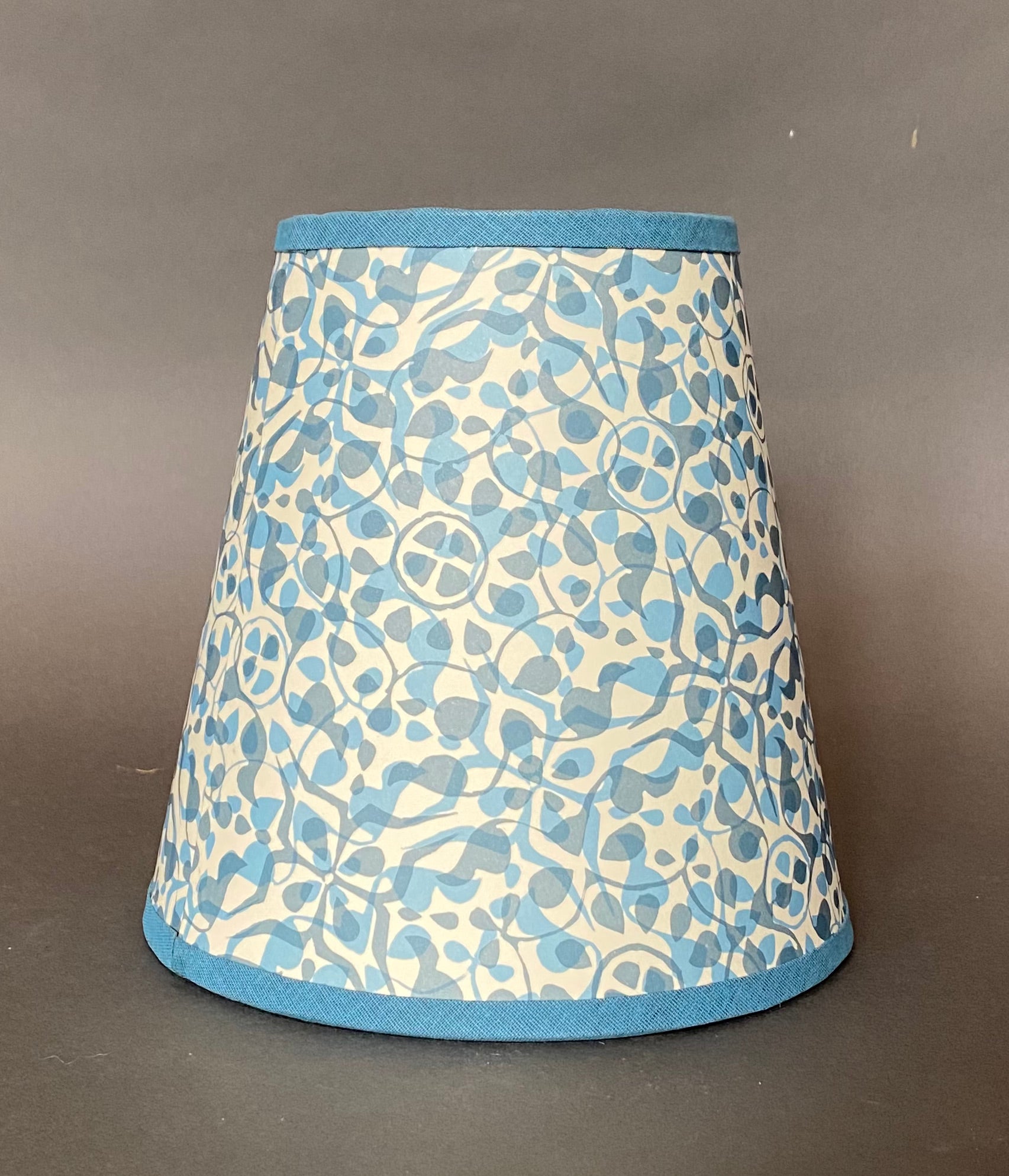 Dappled Blue Paper Lampshade – Samarkand Design